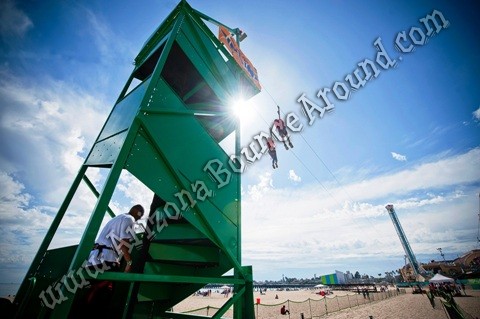 300 Foot Long Portable Zip Line Rental Denver Colorado - Fly Wire Zip ...